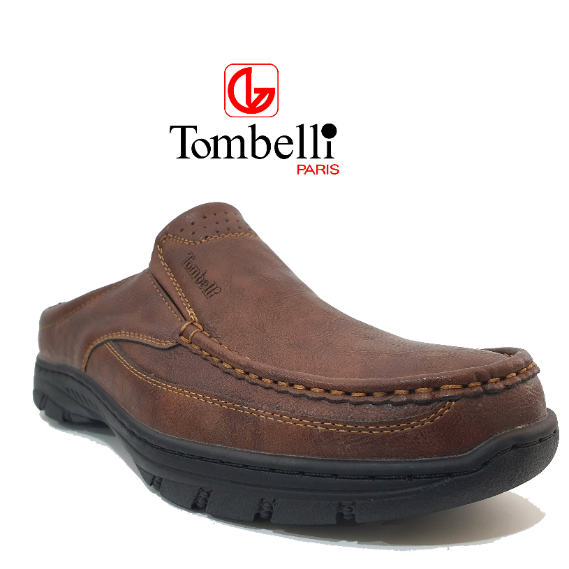 Tombelli Comfort Casual Slip-On Moccasin Loafer Men Shoes - Black/Camel ...
