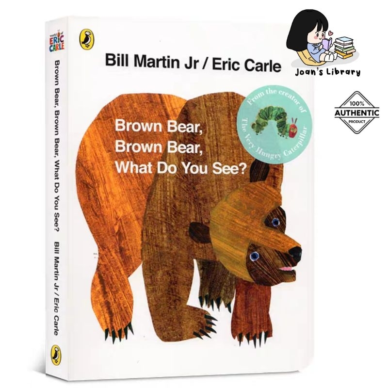 Original Brown bear brown bear what do you see? BOARD BOOK ERIC CARLE ...