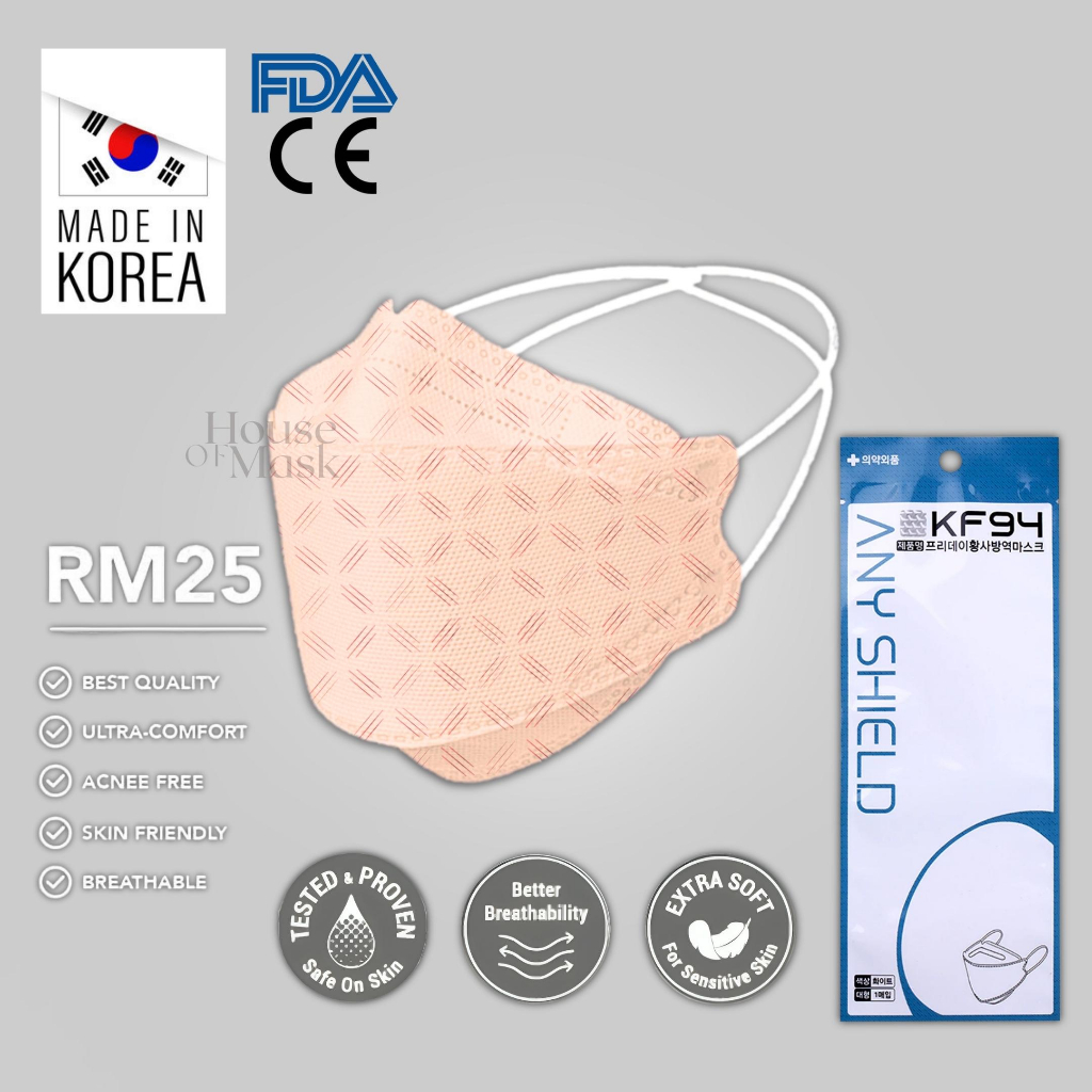 【𝗠𝗮𝗱𝗲 𝗶𝗻 𝗞𝗼𝗿𝗲𝗮】𝐊𝐅𝟗𝟒 𝐇𝐞𝐚𝐝𝐥𝐨𝐨𝐩 𝟰𝗽𝗹𝘆 Premium Korea Headloop Face Mask ...