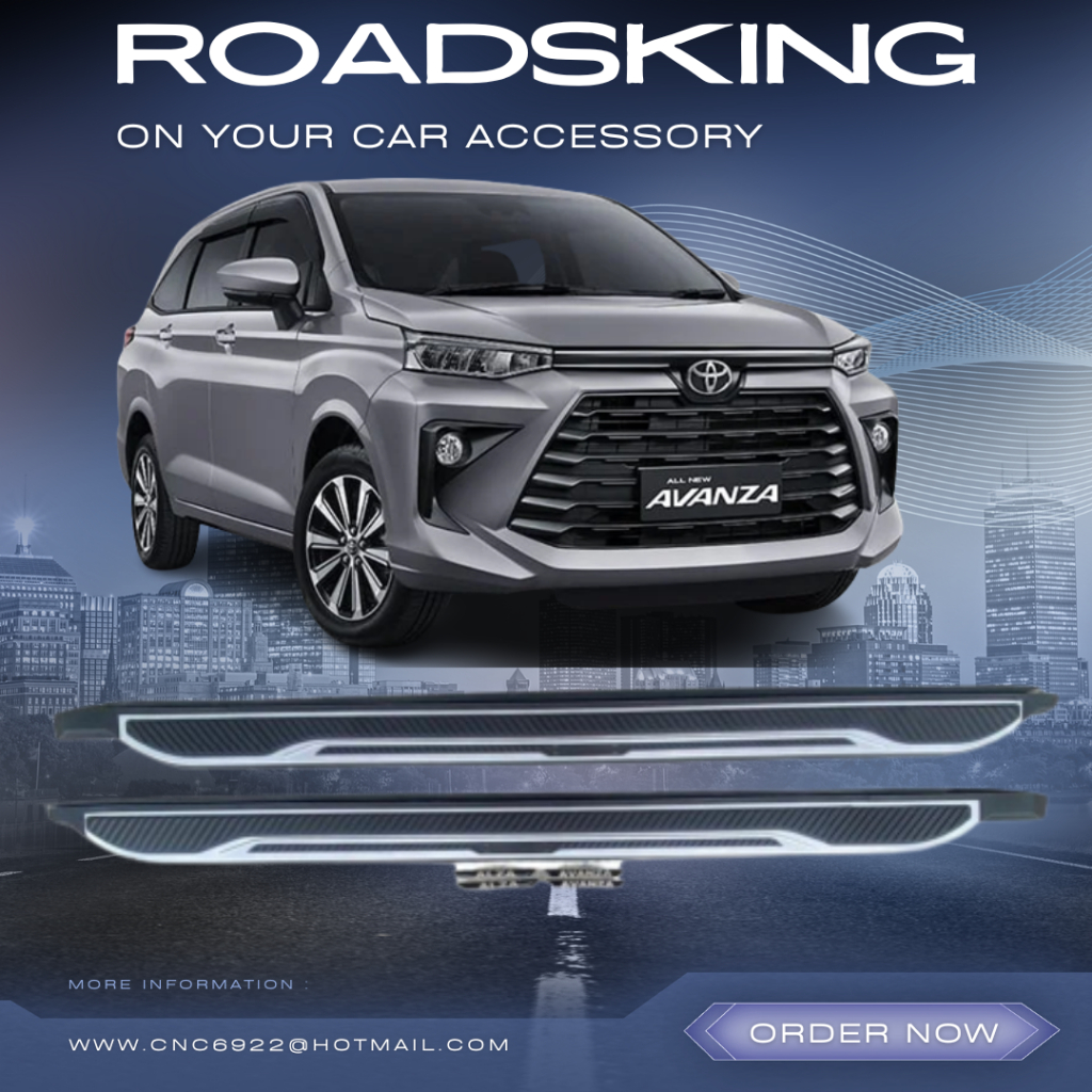 TOYOTA AVANZA 2022 2023 4S SIDE STEP PEDAL RUNNING BOARD NERF BAR HIGH ...