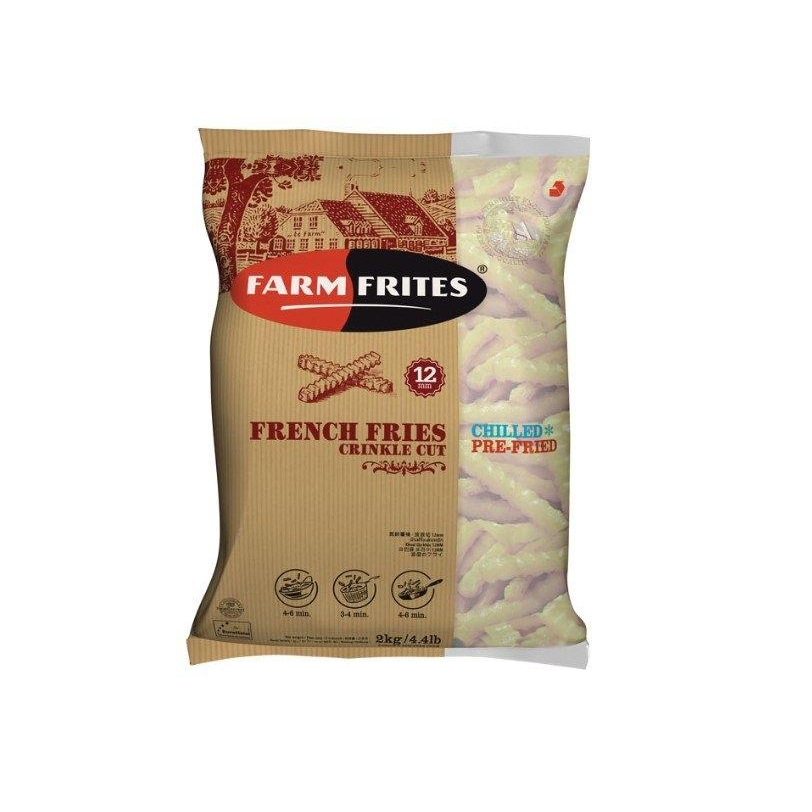 Farm Frites French Fries Crinkle Cut 2KG/PKT (Delivery in Klang Valley ...