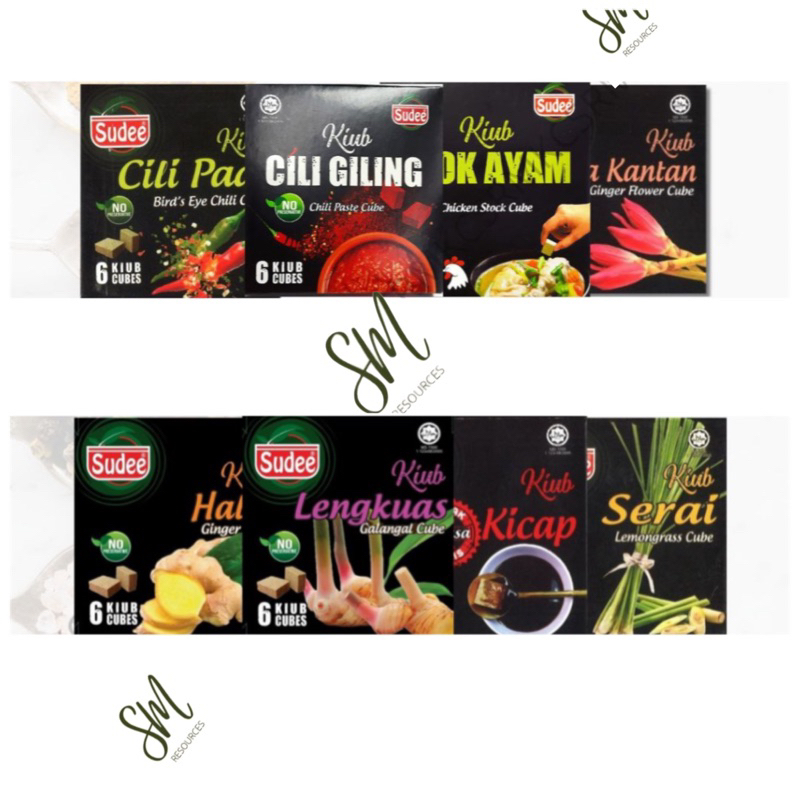 SUDEE Kiub Ayam/Ikan Bilis/Cili Giling/Serai/Kicap/Halia/Cili Padi/Lengkuas/Bunga Kantan/Santan ...