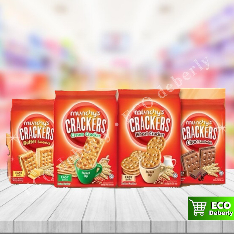 Promotion Free Shipping MUNCHY'S CRACKER 258G-375G ASSORTED MIX ...