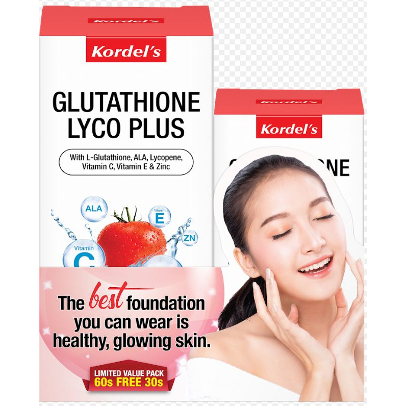 KORDEL'S GLUTATHIONE LYCO PLUS 60'S + 30'S | Shopee Malaysia