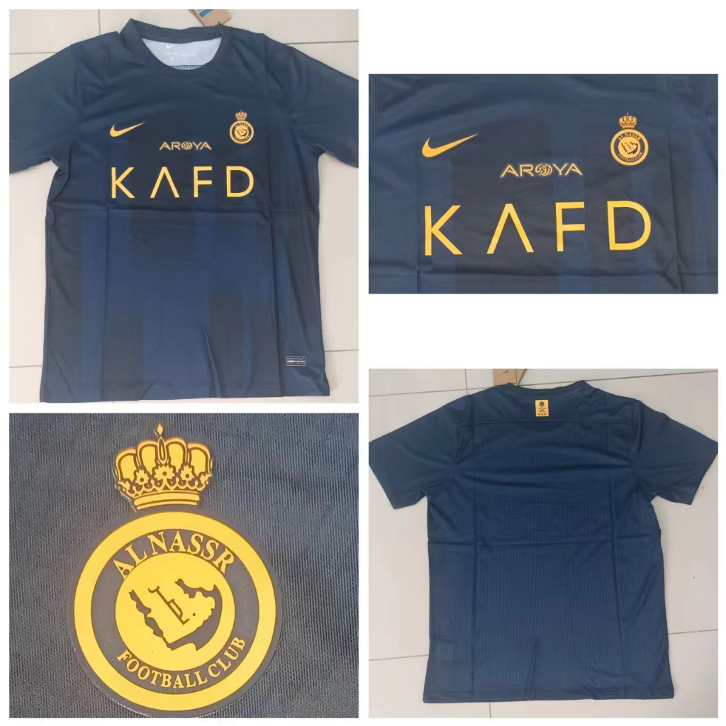 Al Nassr Jersey Home Kit Away Kit 3rd Kit Training Kit Al Nassr Jersi Bola Sepak Shopee Malaysia