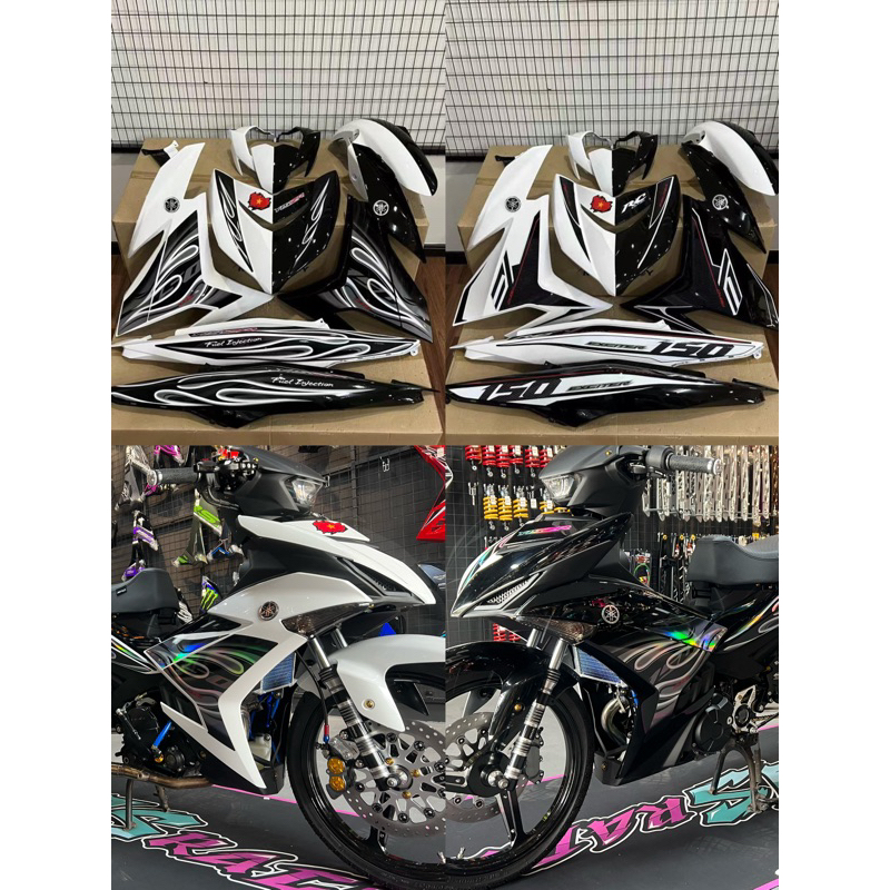 JL Magic Boy Y15ZR V1 V2 V3 Half Half Color Design Cover Set Latest ...