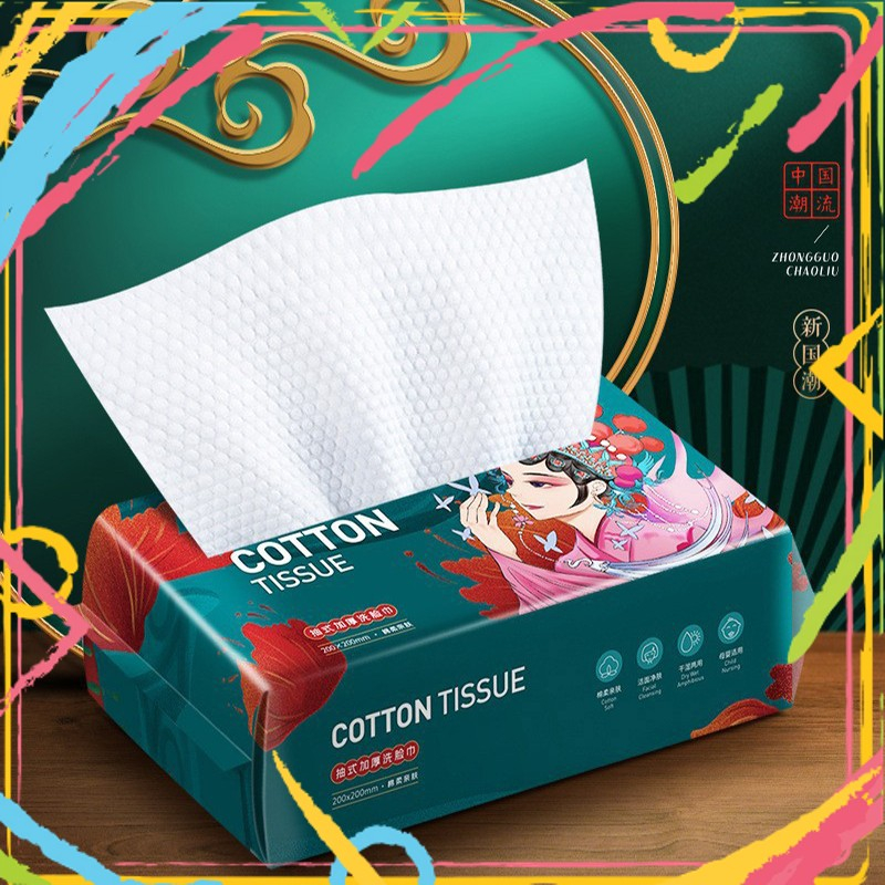 【LUXER】 Facial Tissue Soft pack baby Tissue Toilet Paper 4-ply thickening Face Tisu MINAIER Pure ...