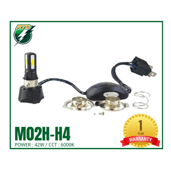 RAYTON RTD AC/DC M02H-H4 LED MOTORCYCLE HEADLIGHTS | (ORIGINAL) RTD ...
