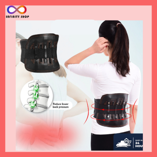 Infinity Waist Guard Strap Lumbar Brace Curvy Shaped Steel Posture ...