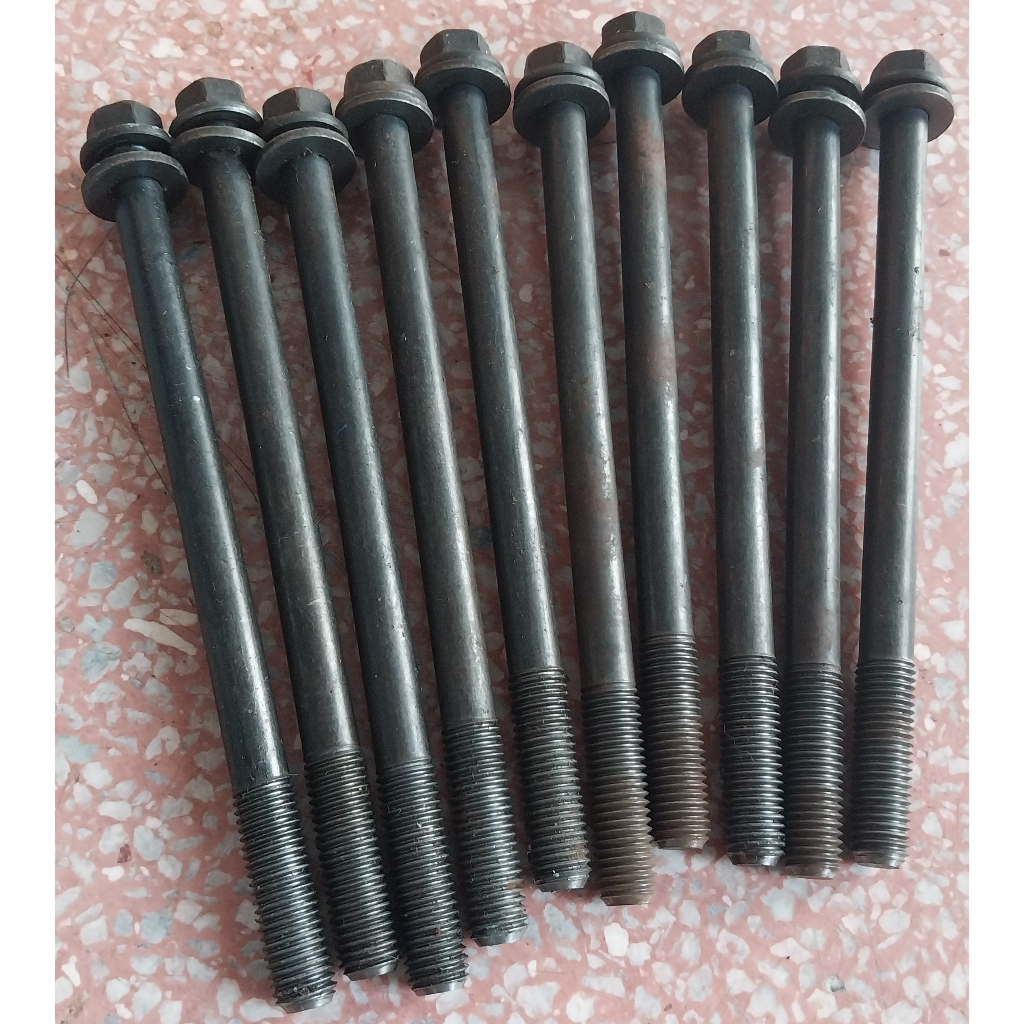 Honda B16B B18C B20B vtec P72 head stud 10 pcs used original Civic EG6 ...