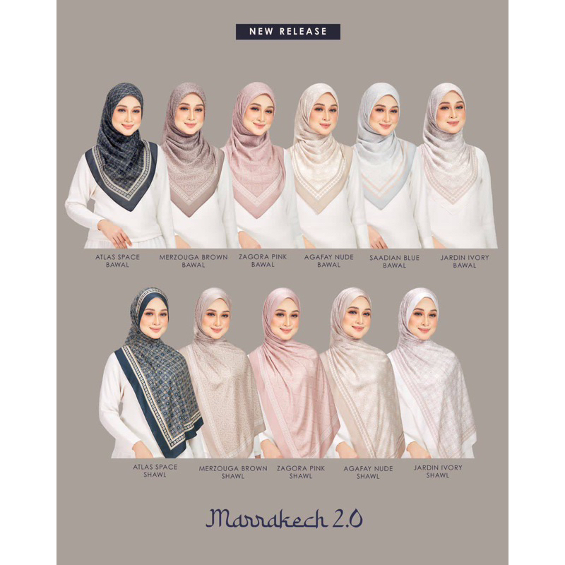 Ruffle Print: Marrakech by TudungRuffle | Shopee Malaysia