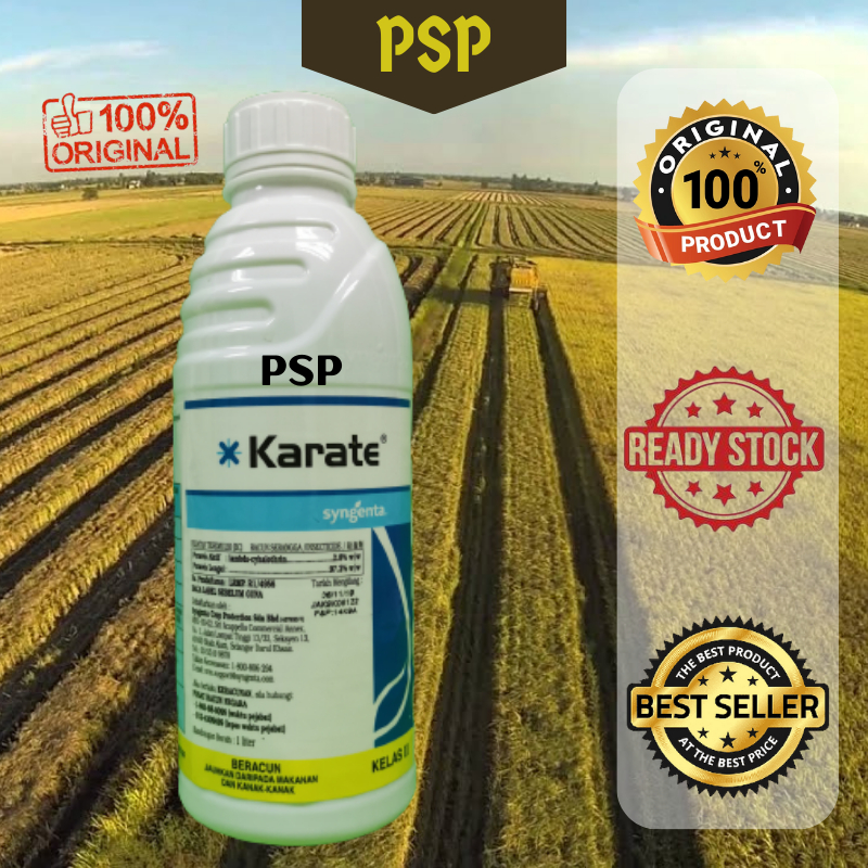 1L KARATE SYNGENTA Racun Serangga/ Kupu Putih Lambda-cyhalothrin 2.8% pyrethroid/Ulat Pengorek ...