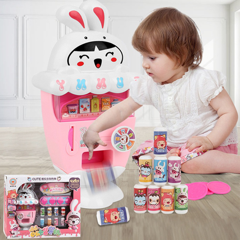 Vending Machine Pretend Play Toys Supermarket Pretend Play Set Kitchen ...