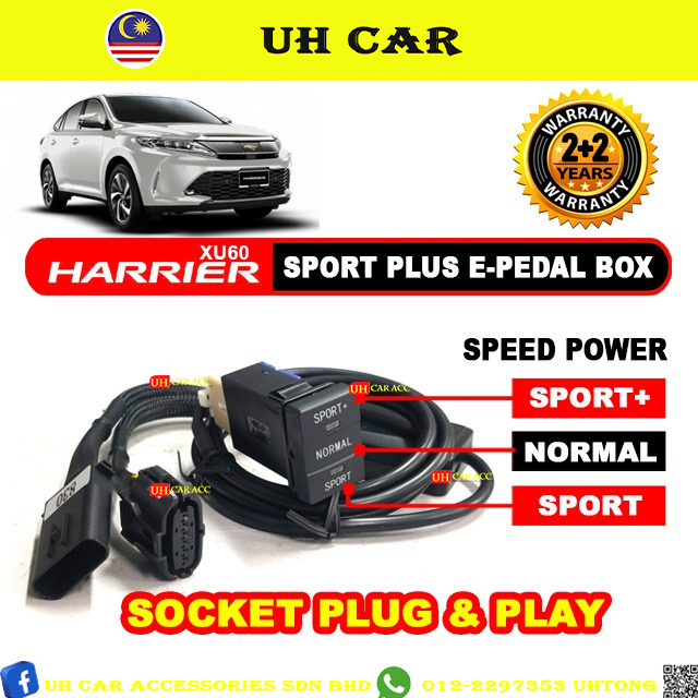 Toyota Harrier XU60 3rd Generation 2015 - 2020 EASYCAR Power Boost ...