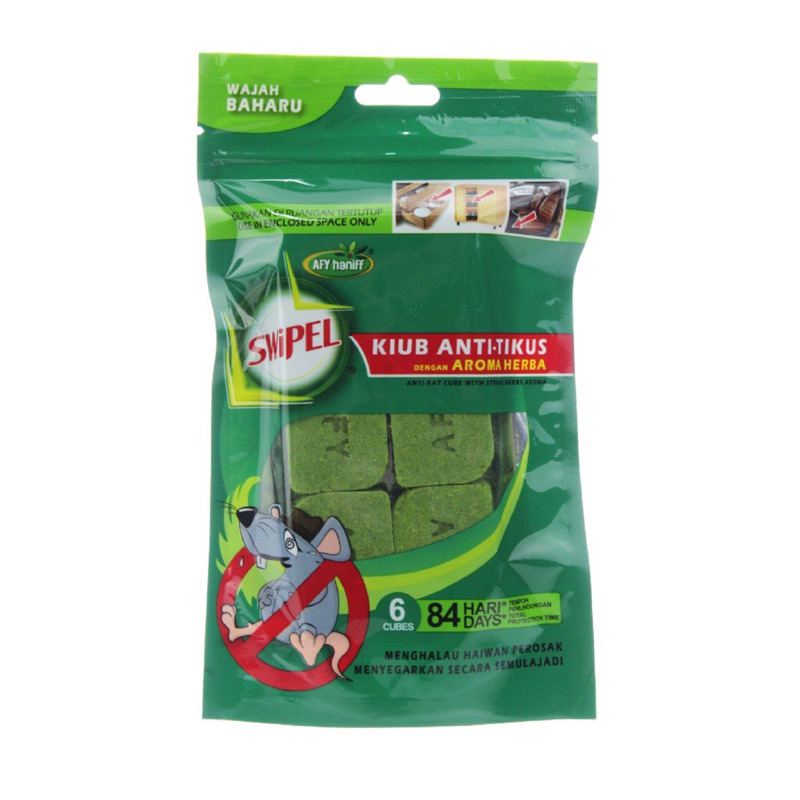 AFY Haniff Serai Wangi Anti Tikus 130G - Swipel Anti Rat Cube 130G ...
