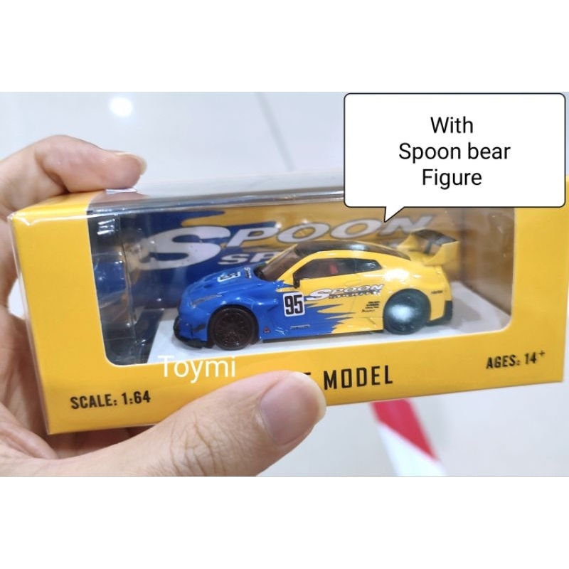 1/64 Nissan Skyline GTR R35 Spoon With Bear | Shopee Malaysia