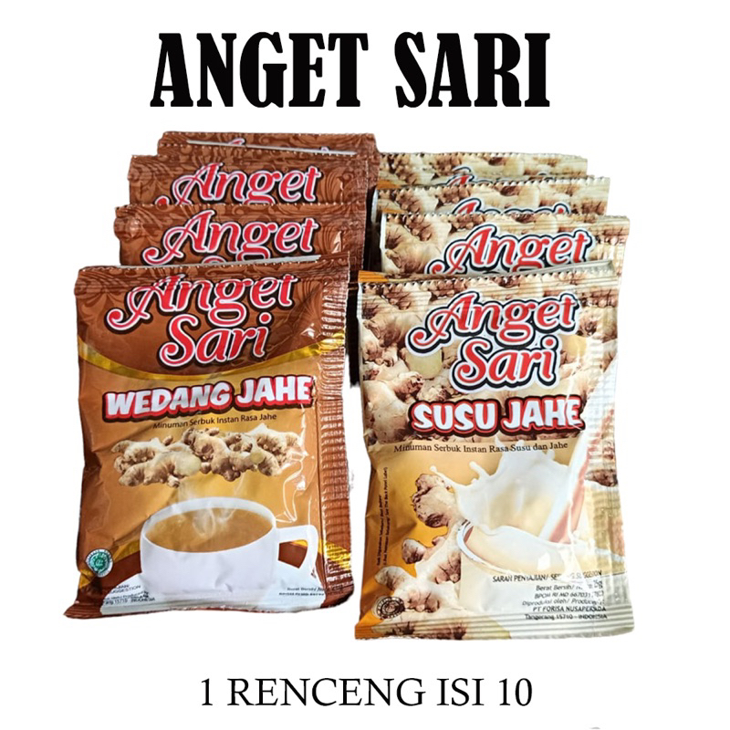 ANGET SARI WEDANG JAHE & SUSU JAHE (1pcs) | Shopee Malaysia