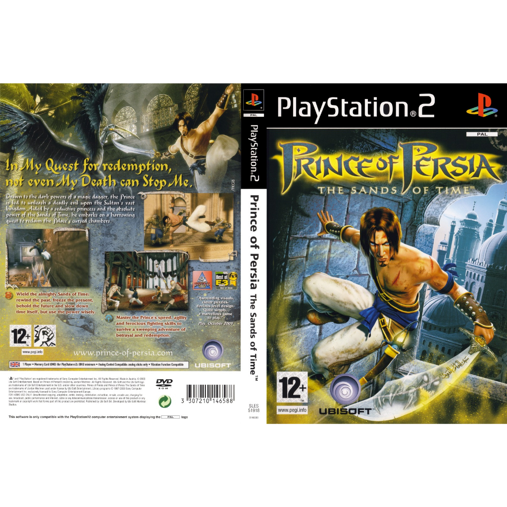 PS2 DVD Games Prince of Persia - The Sands of Time | Shopee Malaysia