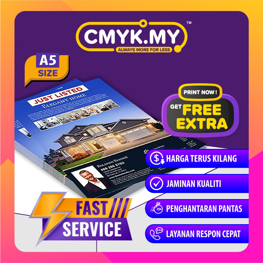[HARGA CETAK] A5 Flyer / Leaflet / Hand Bill (HARGA PRINTING SAHAJA ...