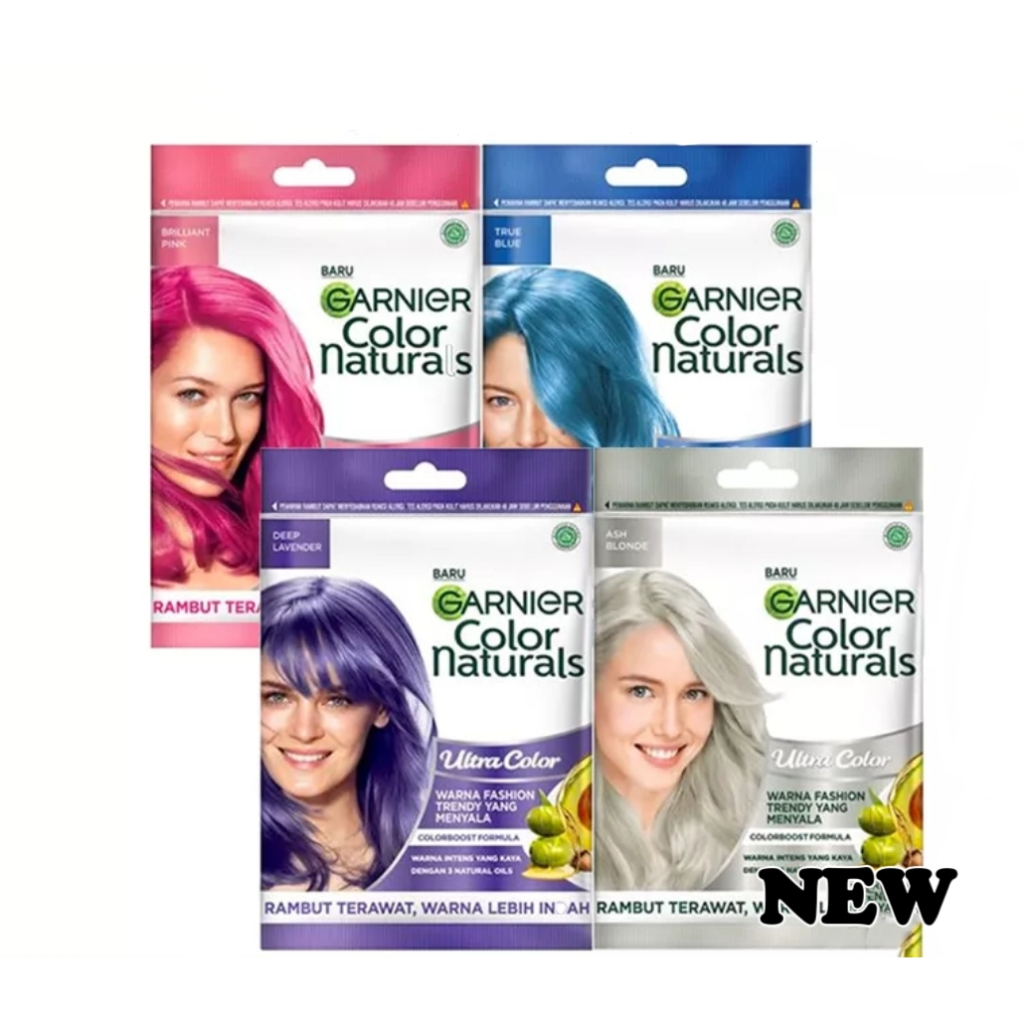 Garnier Color Naturals Ultra Hair Dye Colour Pewarna Rambut 30ml + 30g ...