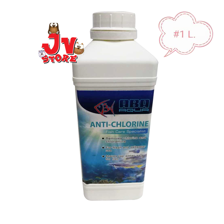 ABA Aqua Anti Chlorine Fish Aquarium Anti Chlorine Ikan Akuarium 1Litre ...