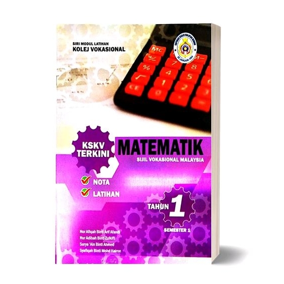 ( 88-24-202 ) Siri Modul Latihan Kolej Vokasional: Matematik Tahun 1 Semester 1 | Shopee Malaysia
