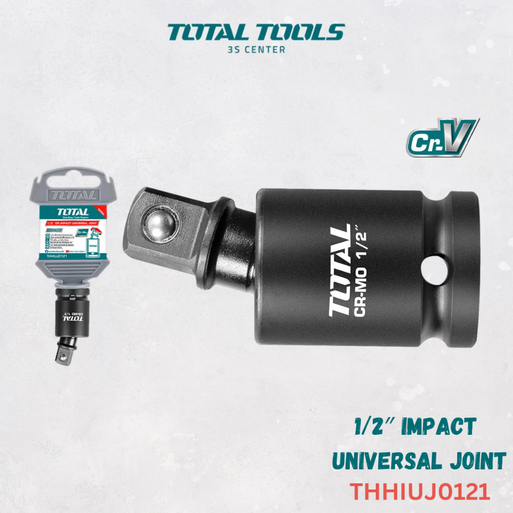 TOTAL DR. Impact Universal Joint Box Socket 1/2'' x 1/2'' 高硬度气动 ½寸 万向接头 ...