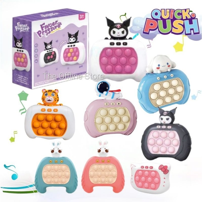 Quick Push Game Pop It Electronic Fidget Widget Kids Toy Speed ...