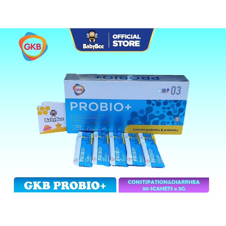 GKBIO • GKB Probio+ (30 Sachets)_GKBPP03 Prebiotic assist Digestion ...