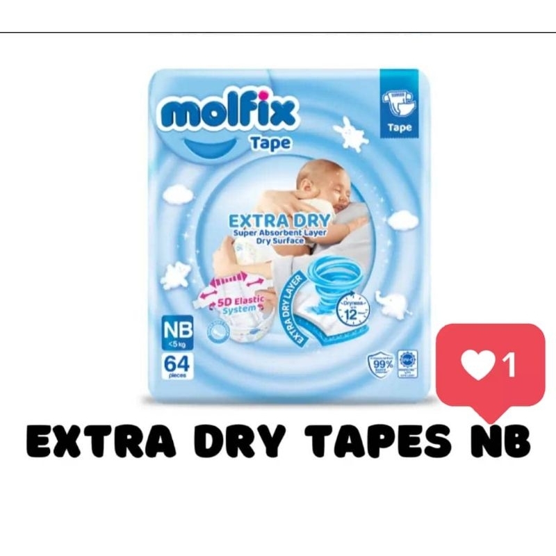 MOLFIX DIAPER EXTRA DRY | Shopee Malaysia