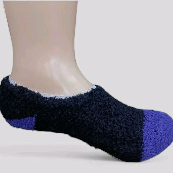 Semlouis Socks Anti Slip Ankle Socks Stokin Tawaf Tebal Microfiber ...
