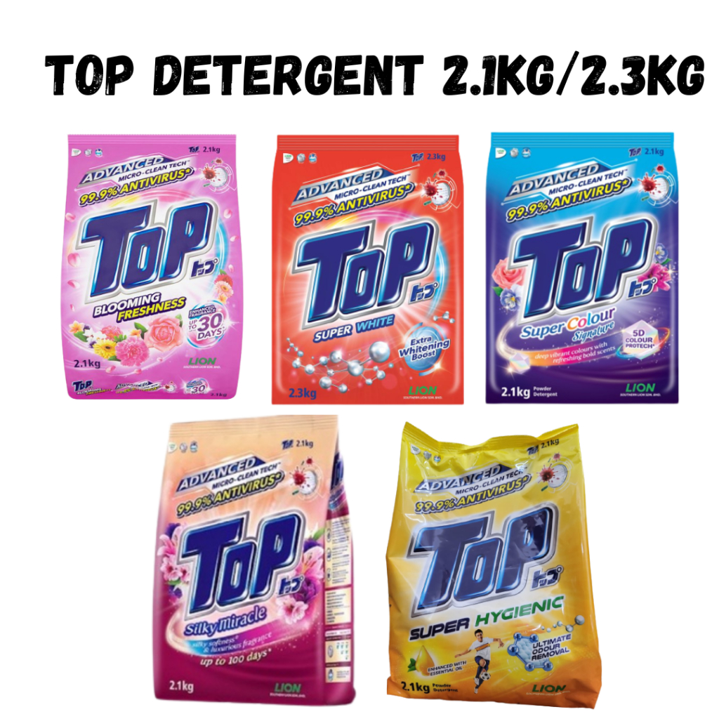 TOP POWDER DETERGENT 2.1KG | Shopee Malaysia