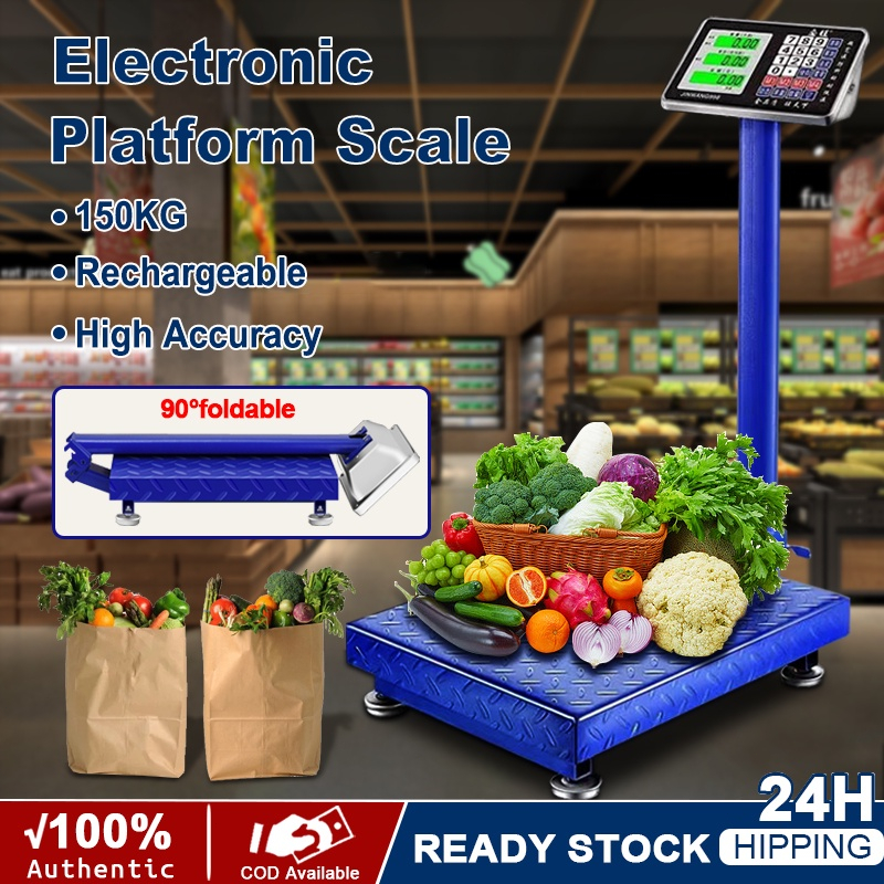 150kg / 300kg HIGH PRECISION DIGITAL ELECTRONIC Weight Price Platform ...