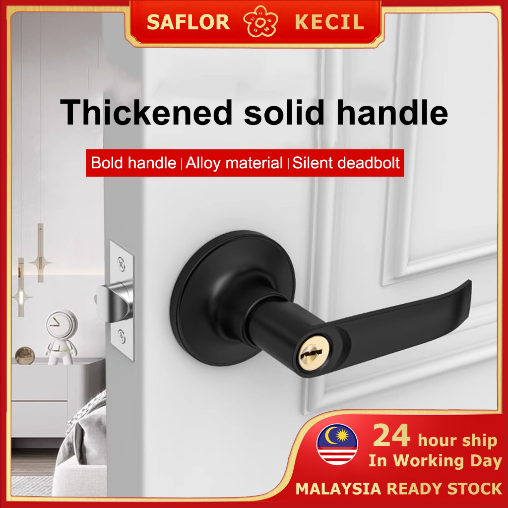 Tubular lever entrance door lock knob set room Door Lock Bedroom Door ...