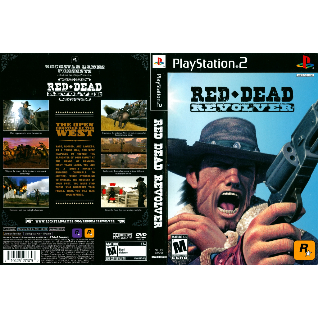 PS2 DVD Games Red Dead Revolver | Shopee Malaysia