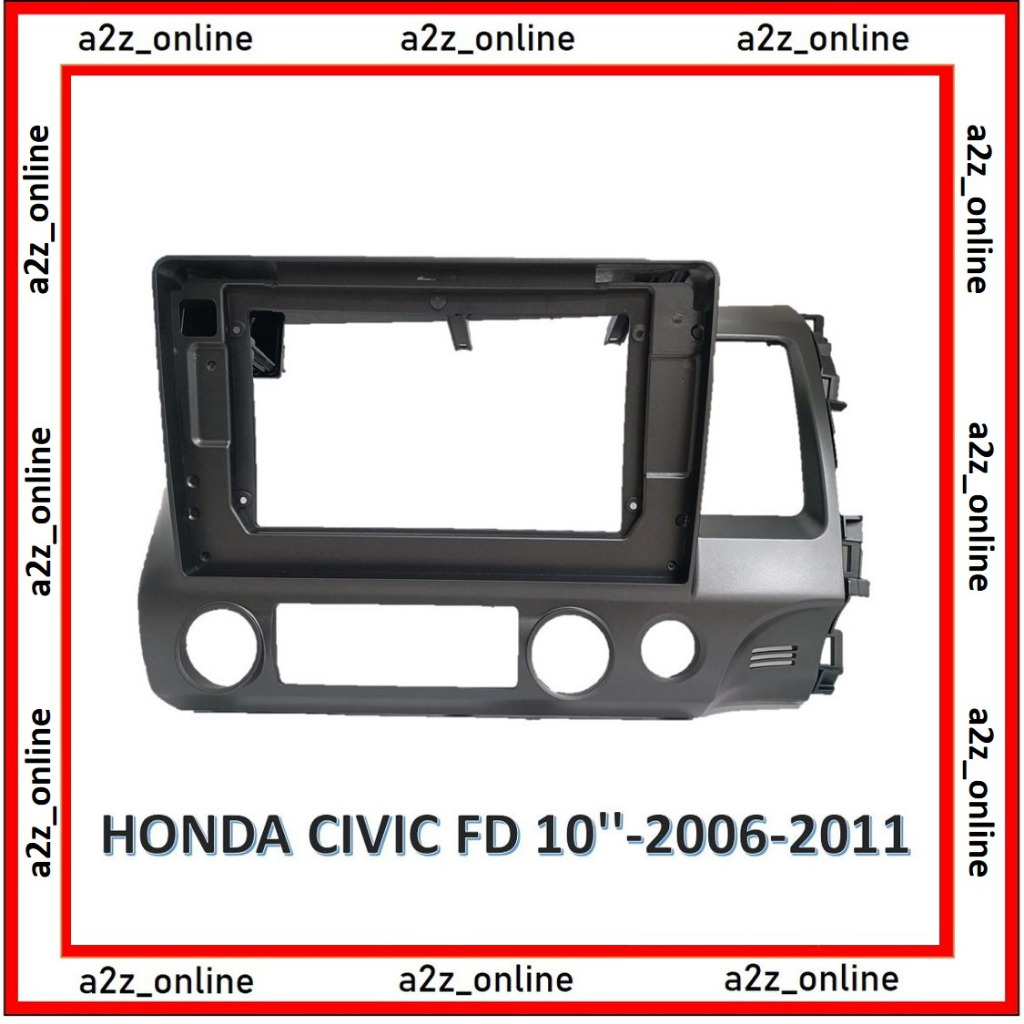 ANDROID CASING HONDA CIVIC FD 10''-2006-2011-GREY (WITH SOCKET ...