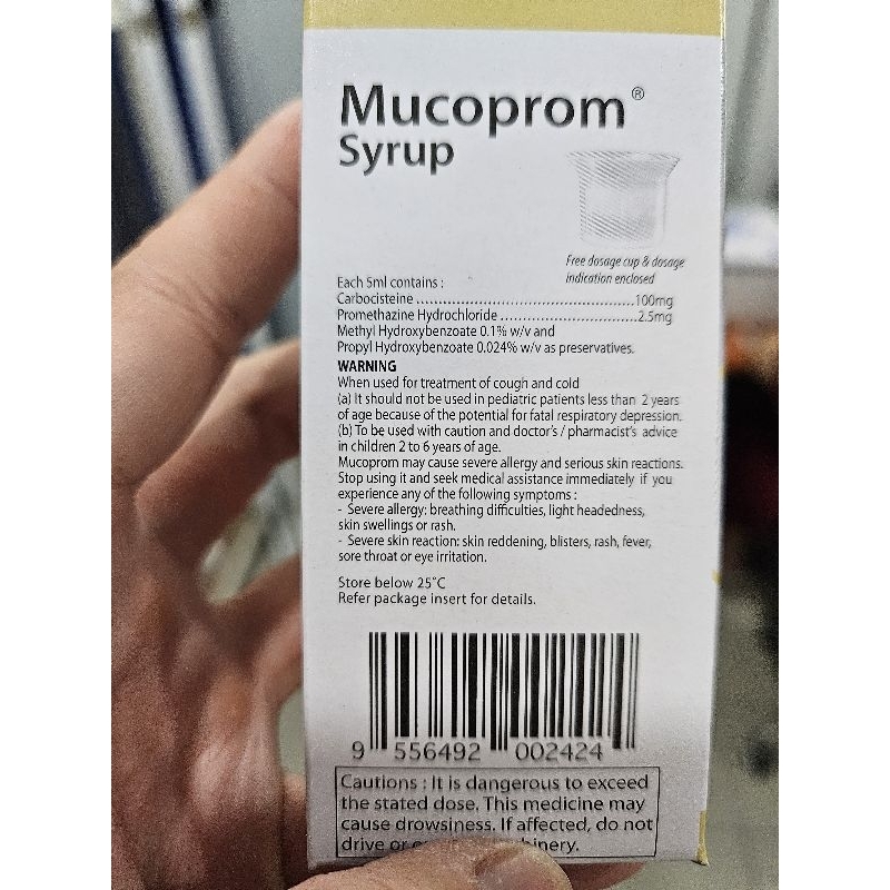 MUCO-PROM COUGH SYRUP 90ML | Shopee Malaysia