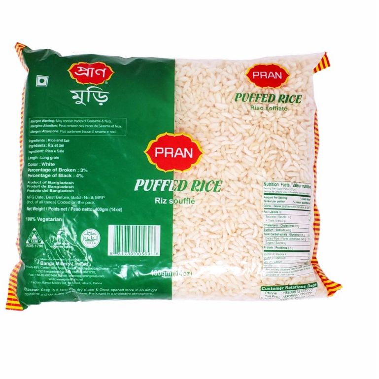 pran puffed rice 400g | Shopee Malaysia