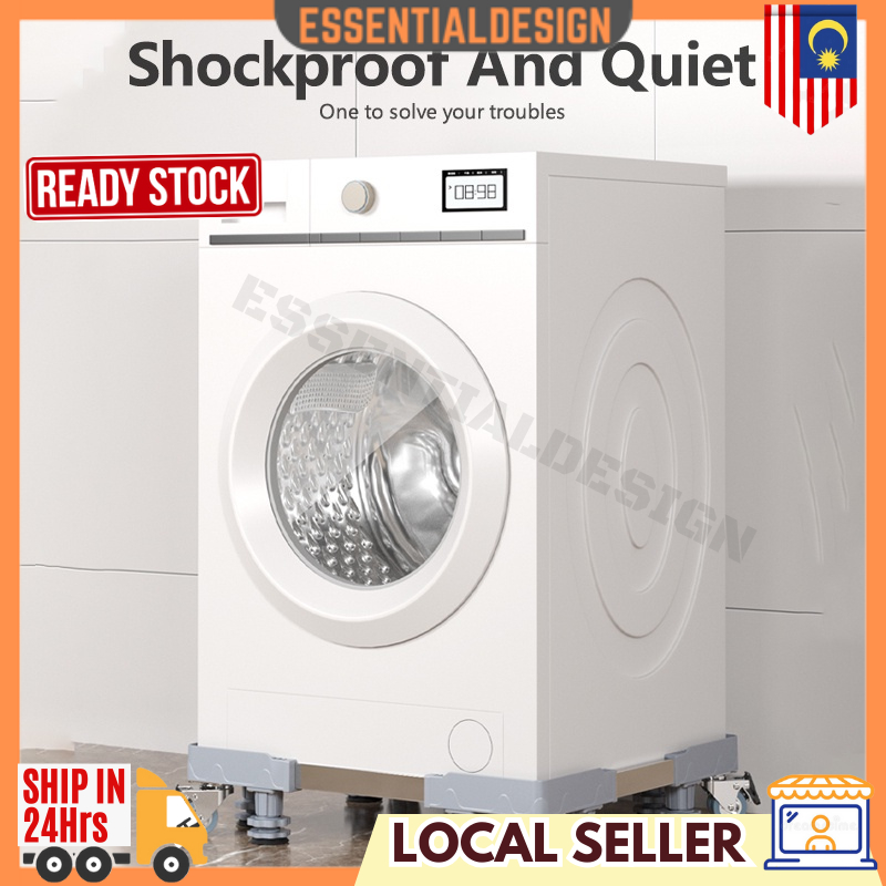 Stainless Steel Washing Machine Stand Base Wheel Fridge Movable Washer ...