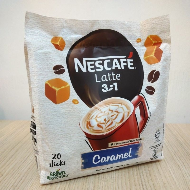 Nescafe Latte Caramel 25g x 20 Stick Pack, expiry date 31/7/2024 ...