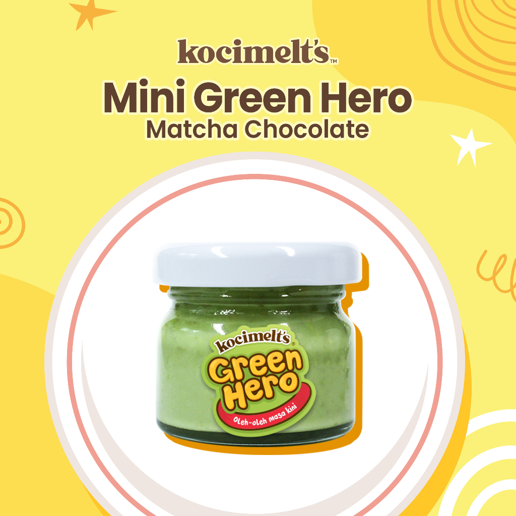 Miniature Green Hero Chocojar By Kocimelts | Matcha Chocolate 30g ...