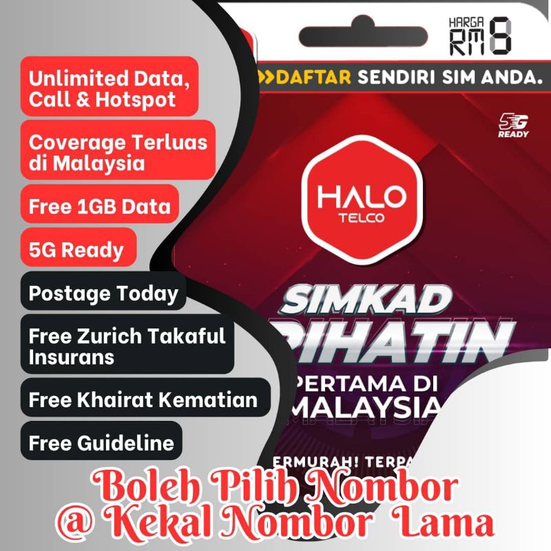 🔥[ 𝗦𝗜𝗠 𝗖𝗔𝗥𝗗 𝗛𝗔𝗟𝗢 𝗧𝗘𝗟𝗖𝗢 𝗧𝗨𝗡𝗘𝗧𝗔𝗟𝗞] 🔥 Data, Speed & Call Unlimted 5G ...