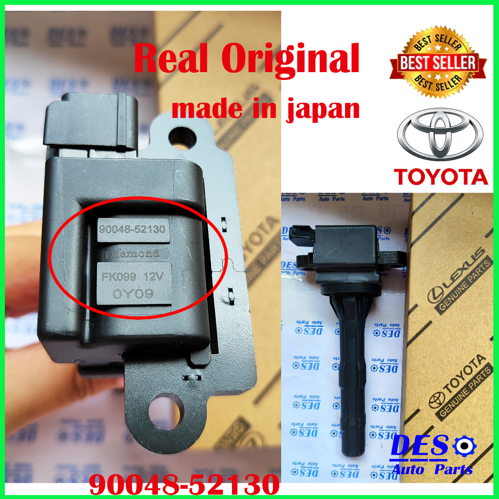 100% ORIGINAL IGNITION PLUG COIL TOYOTA AVANZA 1.3 F601 2004 - 2011 ...