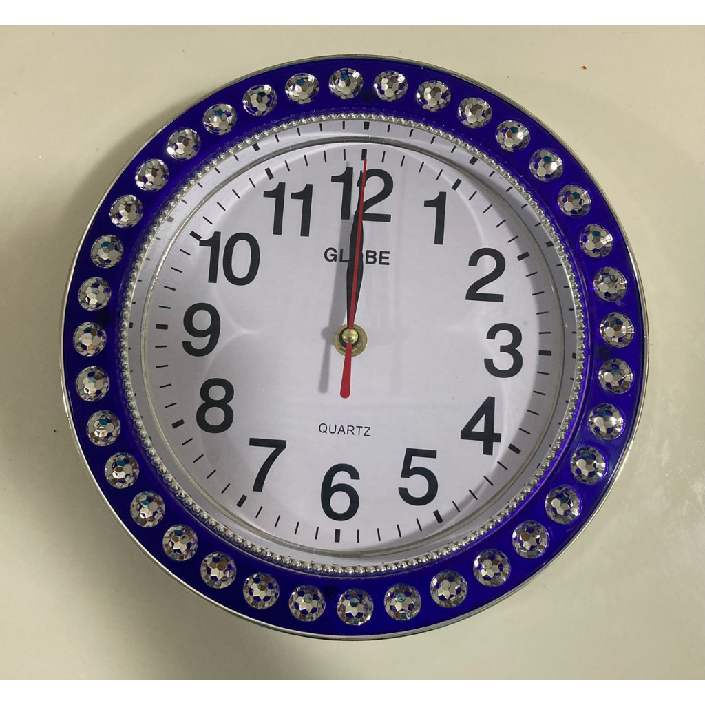 Japan Quartz Movement 22cm Modern Silent Jam Dinding Wall Clock Digital ...