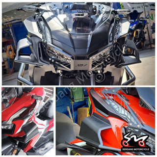Honda Adv160 Side Winglet Signal Cover Spoiler Accessories Sayap Sisi ...