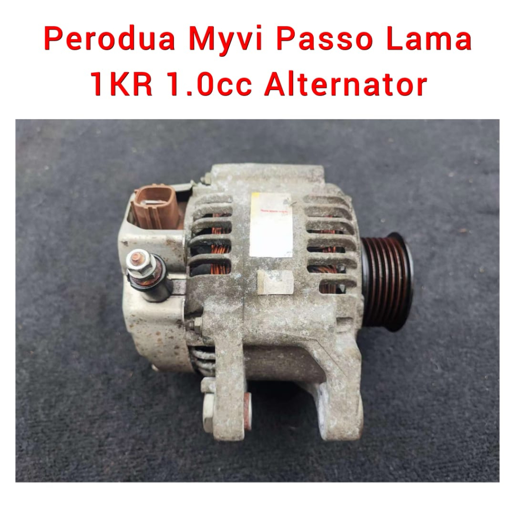 Perodua Myvi Lama Passo 1.0cc Denso Alternator ( 6PK ) For Engine 1KR ...