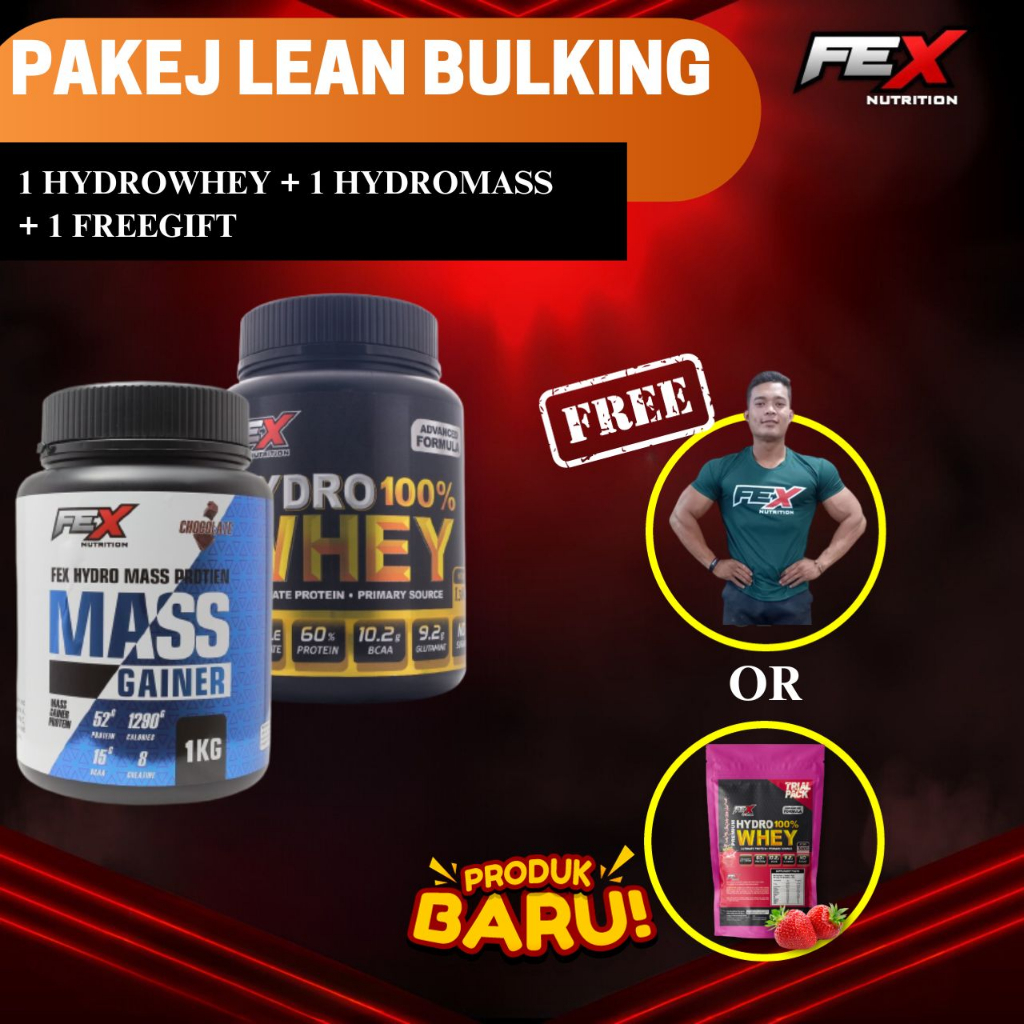 Pakej Lean Bulking Fex Nutrition | Shopee Malaysia