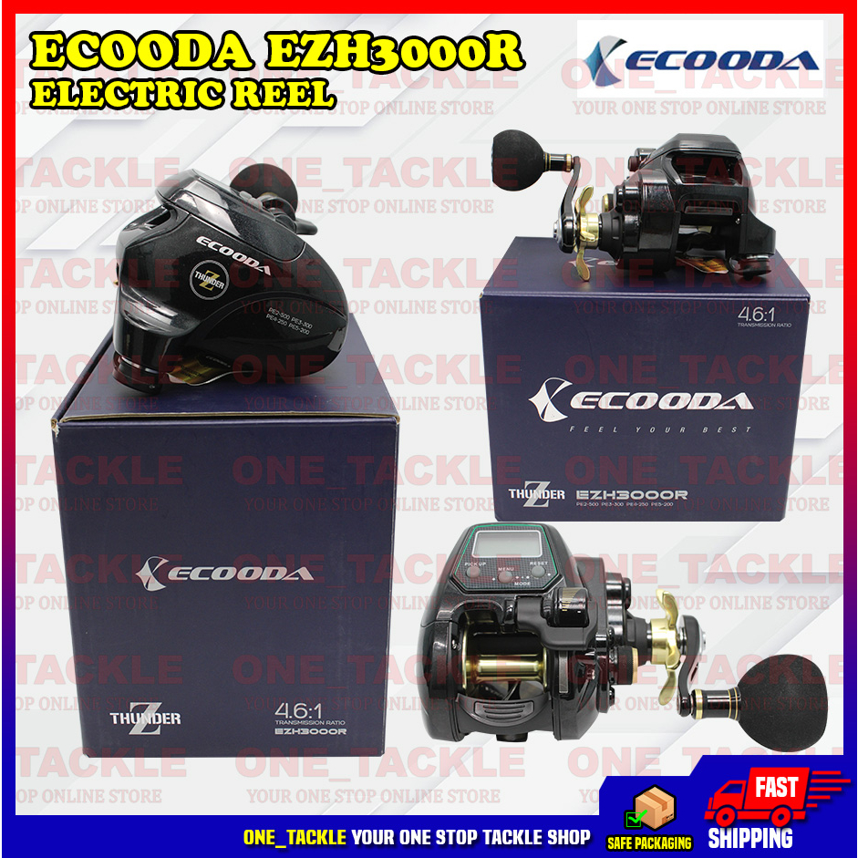 Ecooda EZH300R electric reel 100% original | Shopee Malaysia
