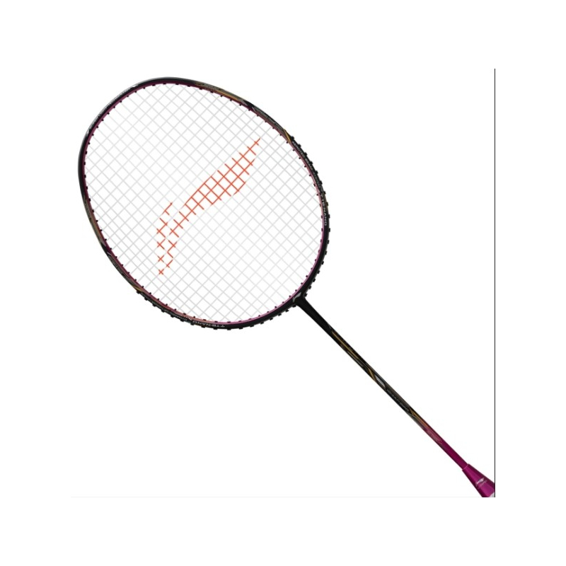 Li Ning Super Series SS100 Super Light Badminton Rackets (Black/Fushsla ...