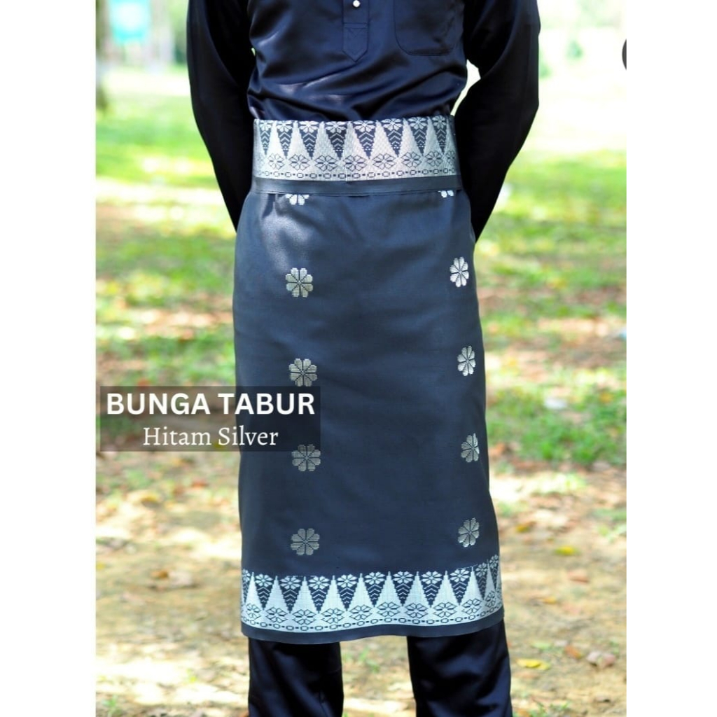 SAMPIN SONGKET BUNGA TABUR DEWASA ,, TENUN ASLI,, SIZE S SMPAI 3XL, 2. ...